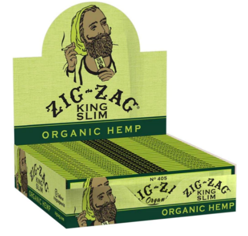 Organic Hemp Zig-Zag King Size Rolling Papers 1 Count — Gravity Distributor