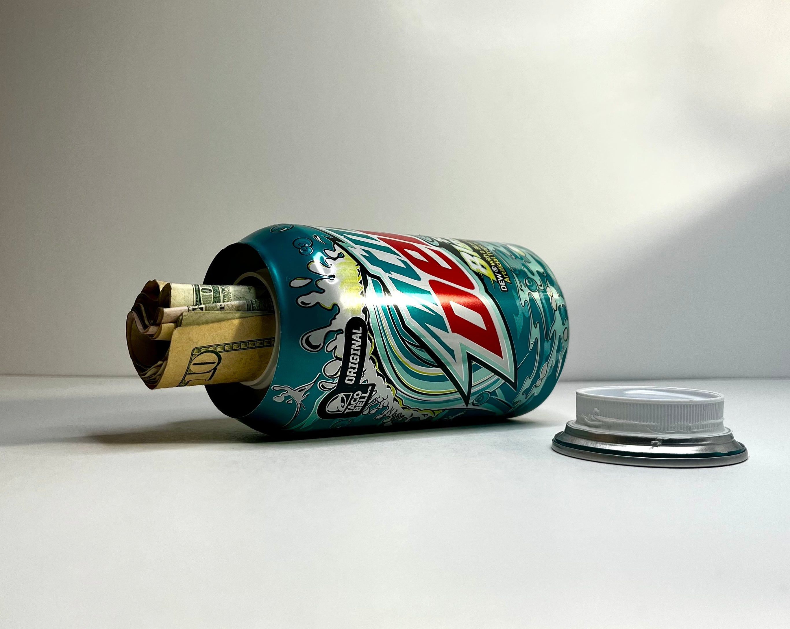 Mountain Dew Baja Blast Soda | Stash Can — Gravity Vape And Smoke LLC