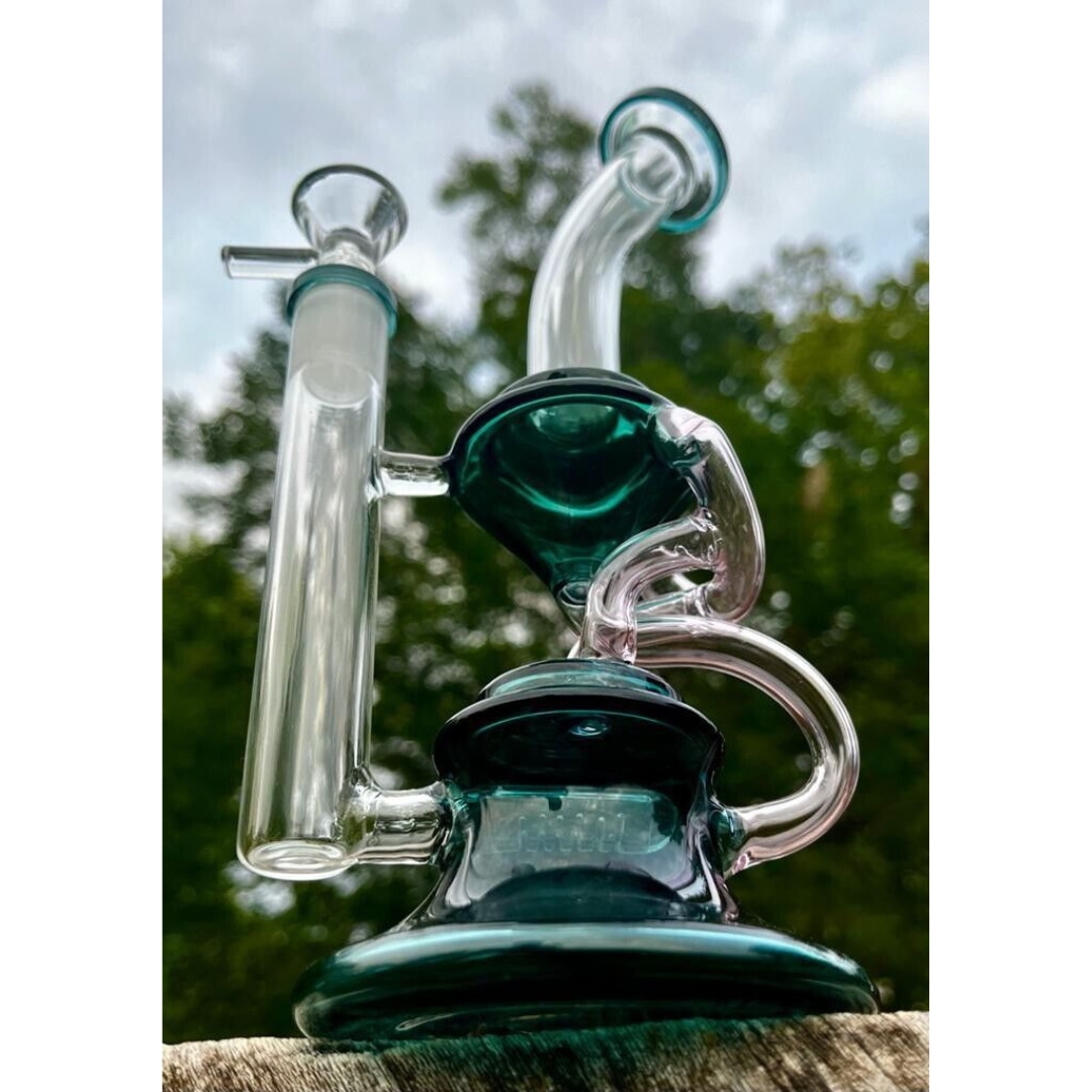 9" Recycler Dab Rig Smoking Water Bong - Recycler Bong — Gravity Vape ...